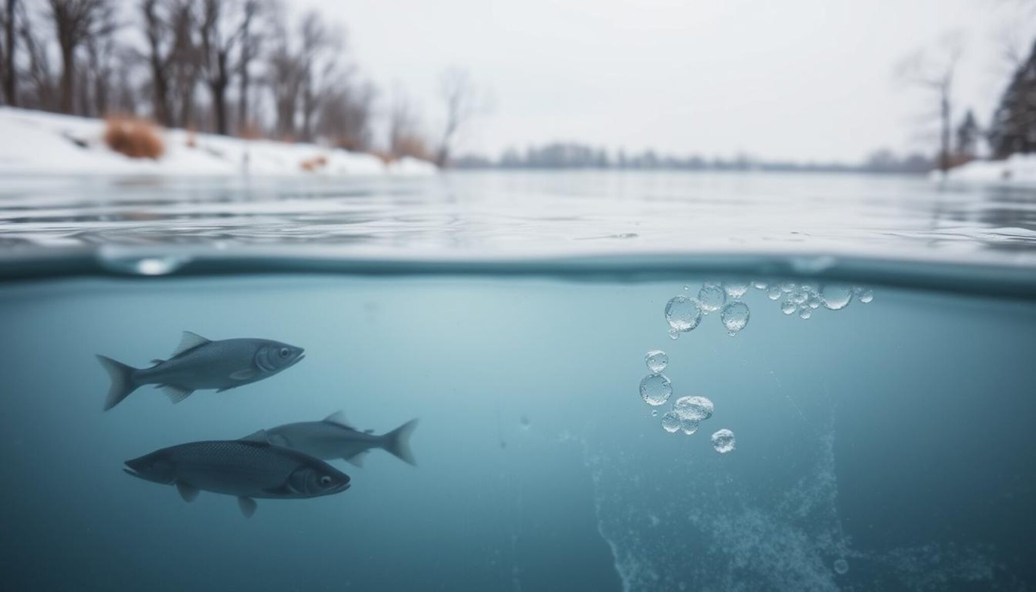 Fische Im Winter Futtern